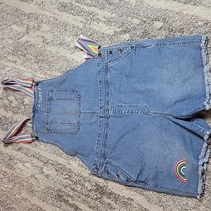 Target | Shorts | Xxl Rainbow Shorts Overall | Poshmark